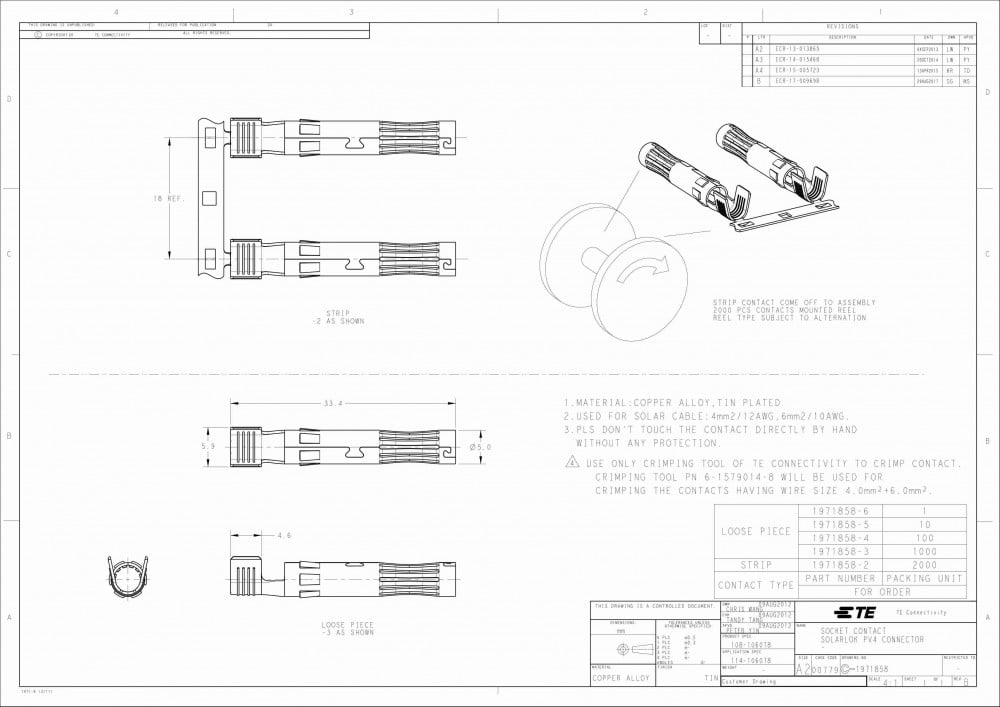 TE Connectivity 1971858-3 technical drawing preview