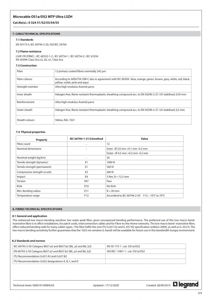 Legrand 032451 product datasheet page 3