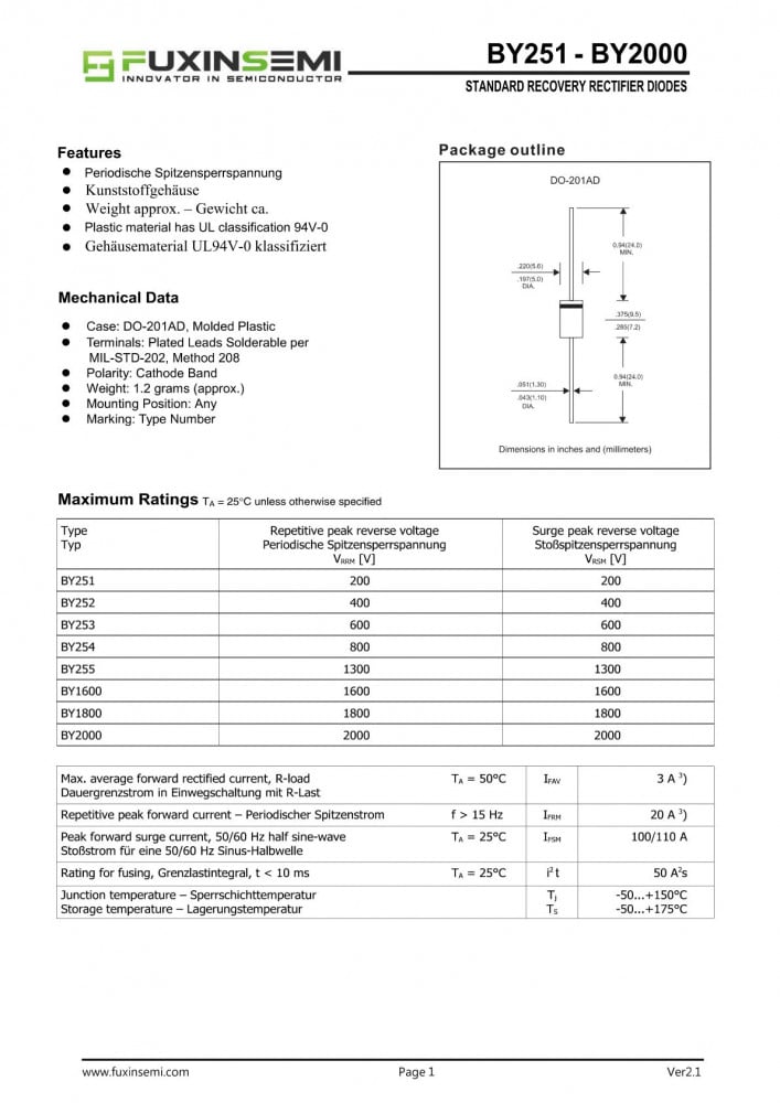 BY2000 technical document page 1