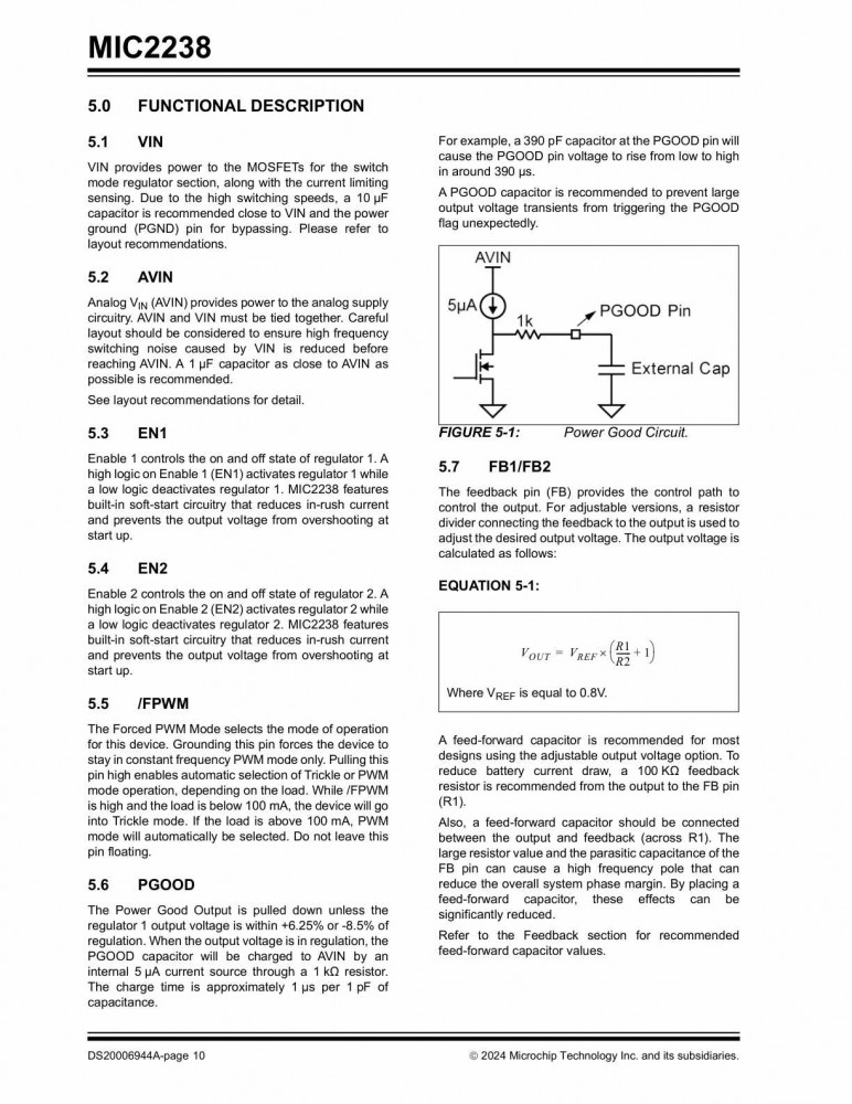 MIC2238 datasheet page 10