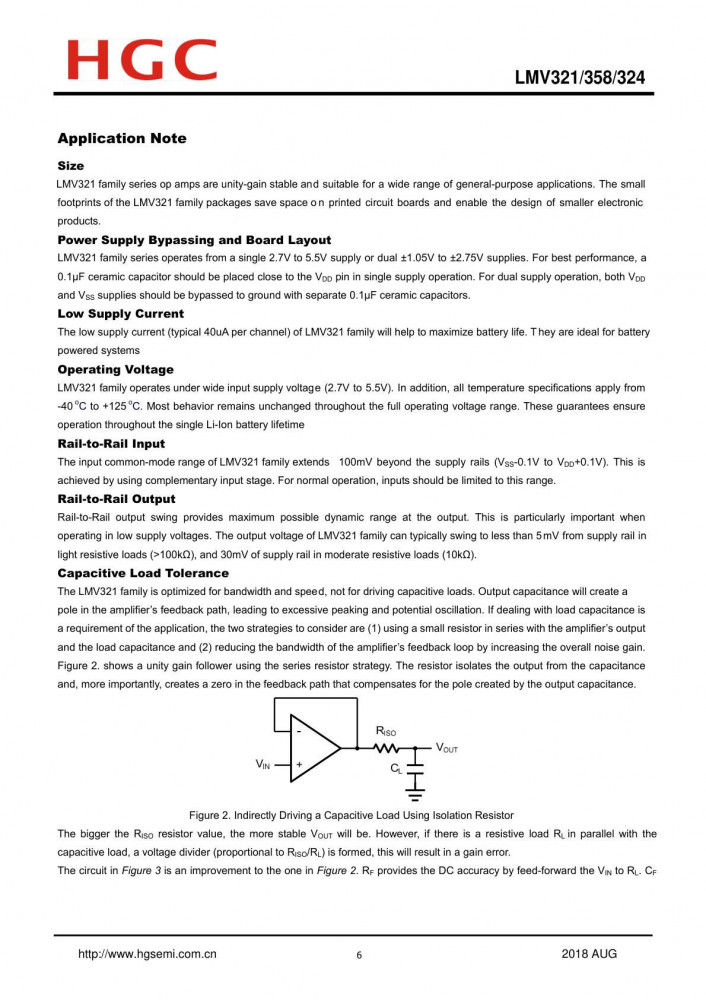 LMV321M5/TR datasheet page 6