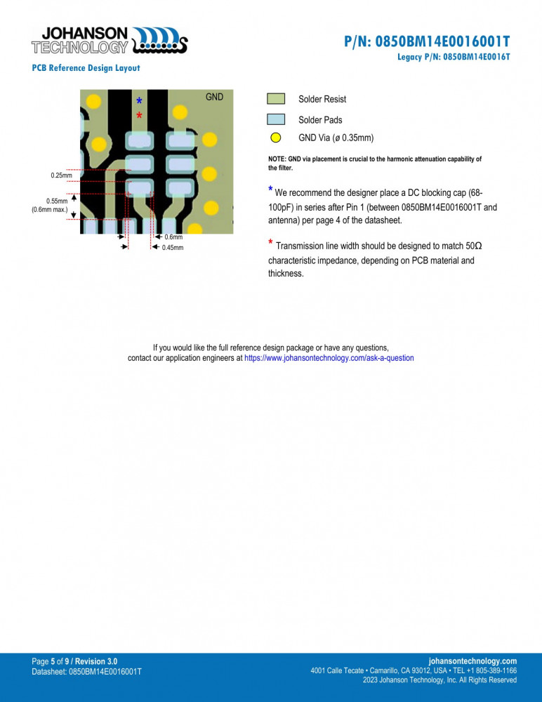 0850BM14E0016T technical document page 5