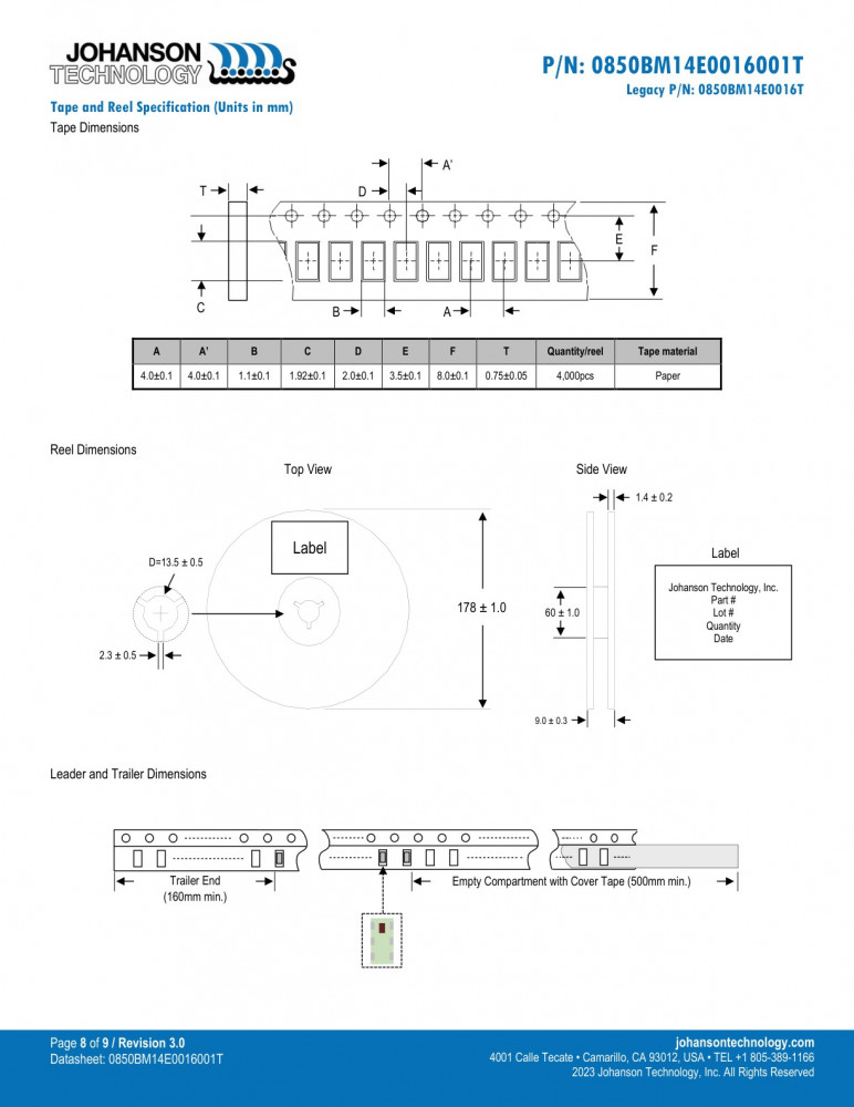 0850BM14E0016T technical document page 8