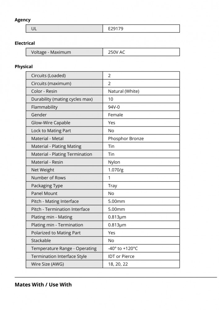 Product document page 3