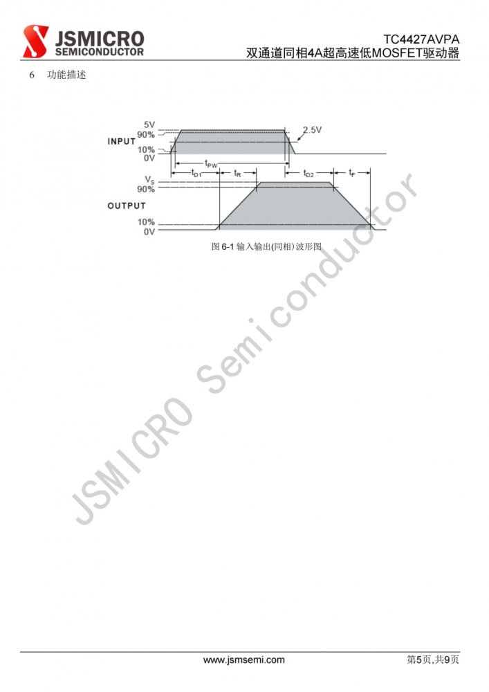 TC4427AVPA-JSM datasheet page 5