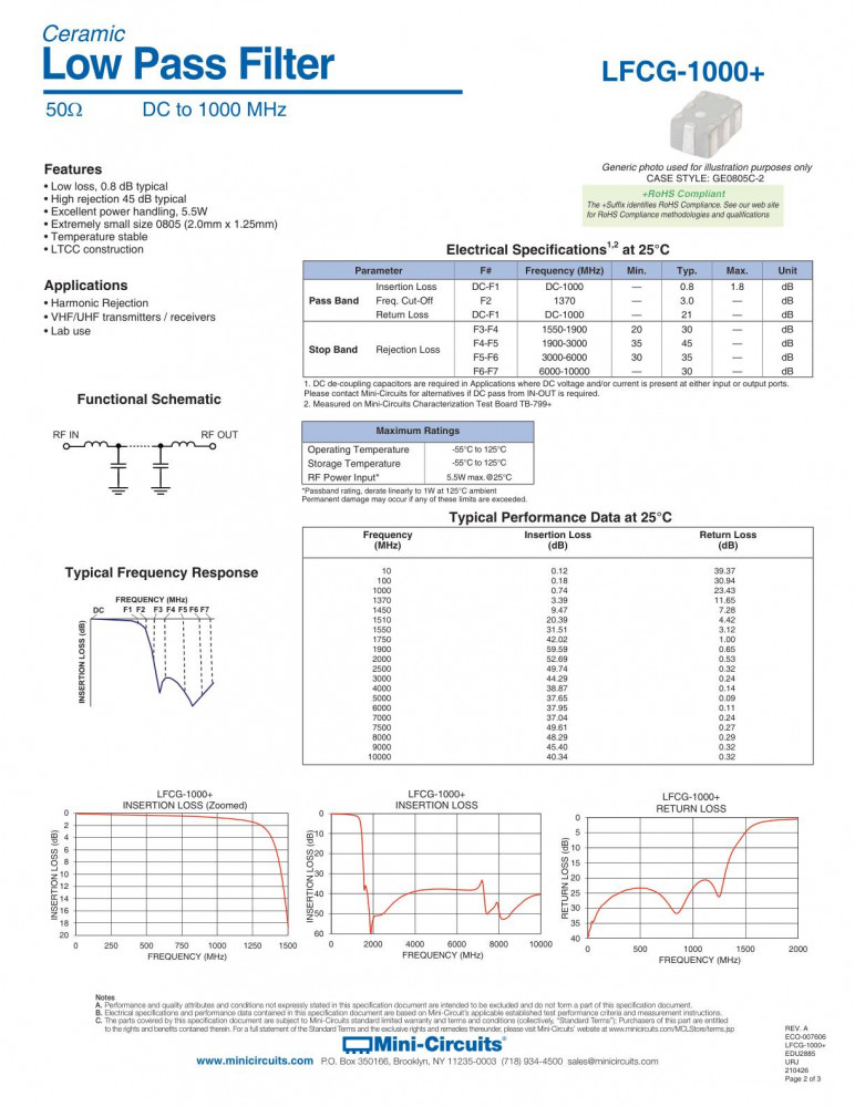 LFCG-1000+ technical document page 2