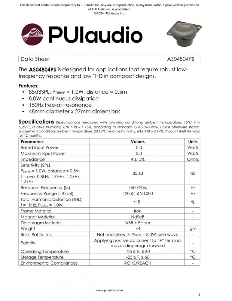 AS04804PS technical document page 1