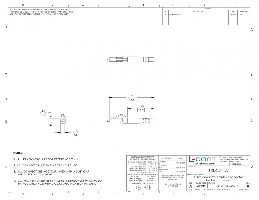 FOC-LCSM-V-S16 technical document preview