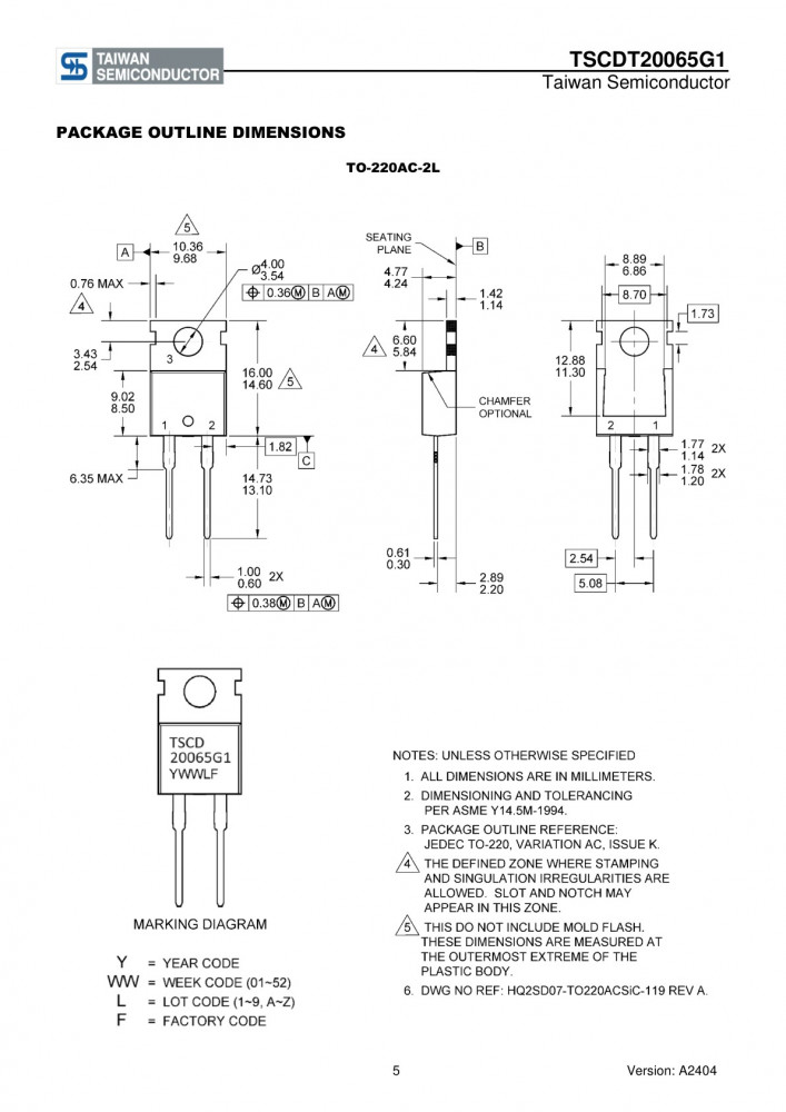 TSCDT20065G1 technical document, page 5