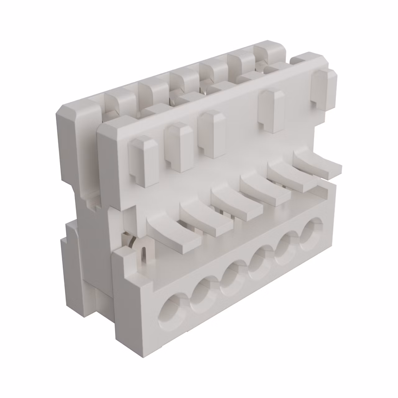 Appli-Mate RAST 2.5 IDT Housing, 2.50mm Pitch, Direct/Indirect, Female, 6 Circuits, Position Keys D and F Removed, Voided Circuits 2 and 5 for sale