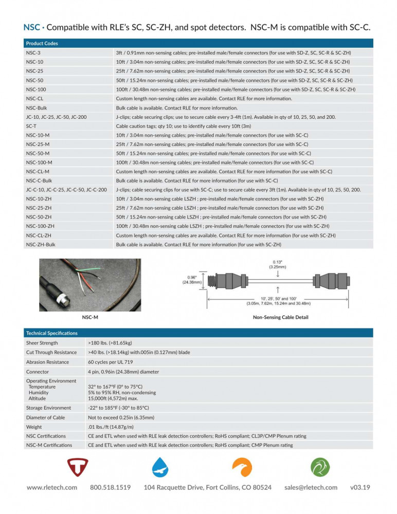 NSC-10-M product document, page 2