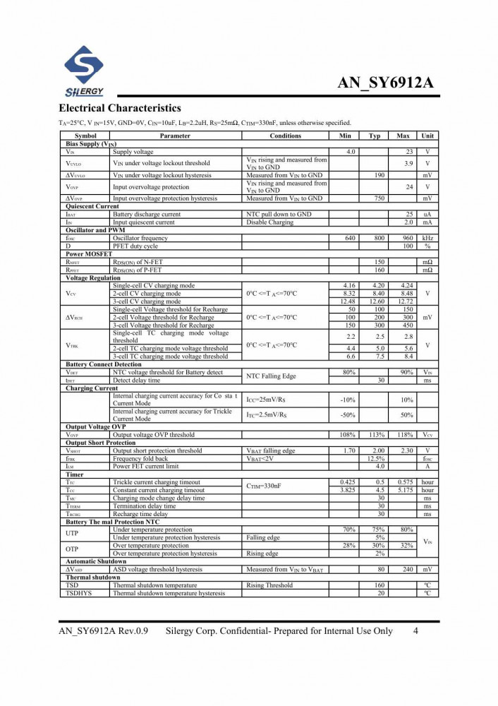 SY6912AFCC datasheet page 4