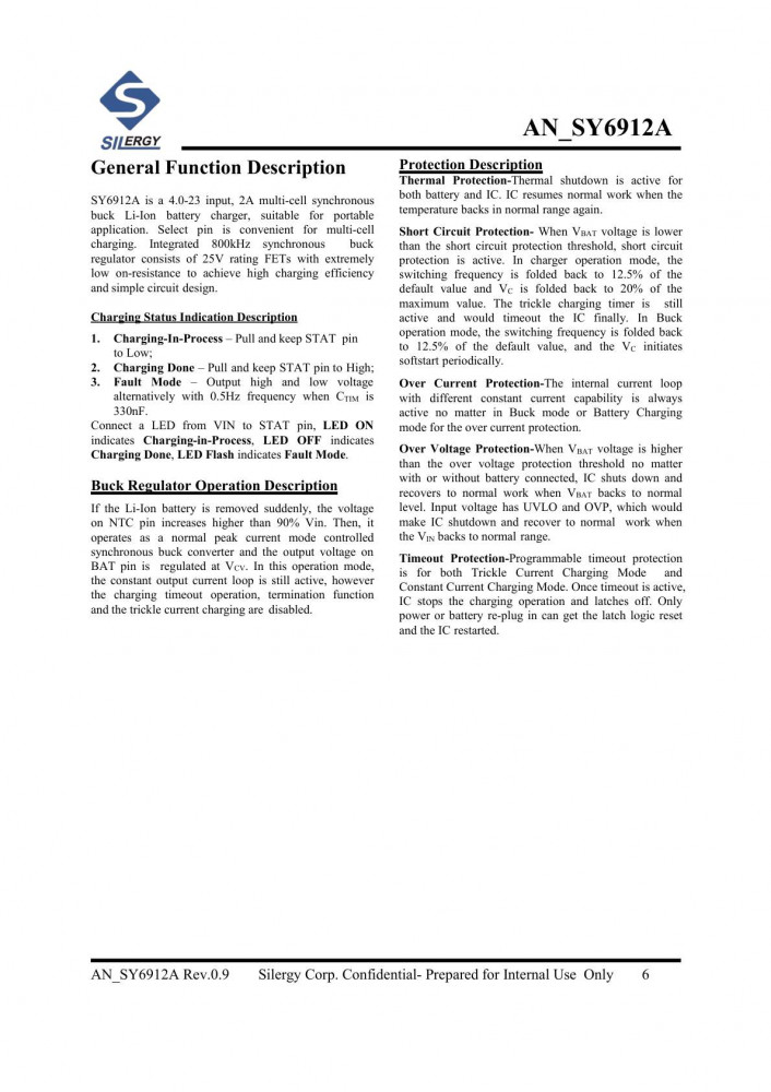 SY6912AFCC datasheet page 6