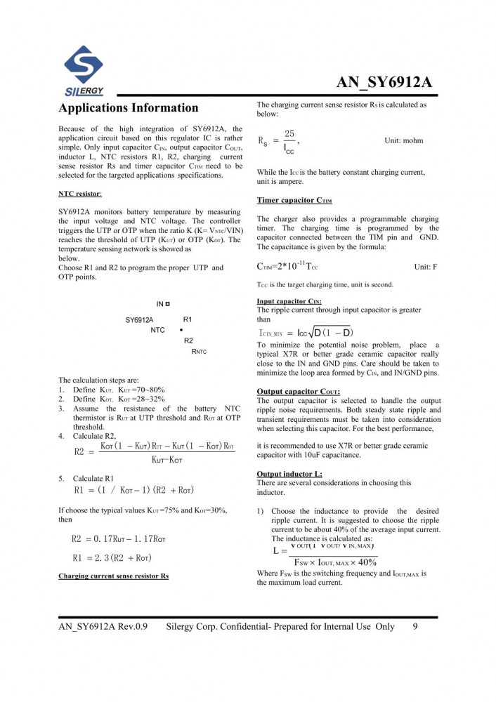 SY6912AFCC datasheet page 9