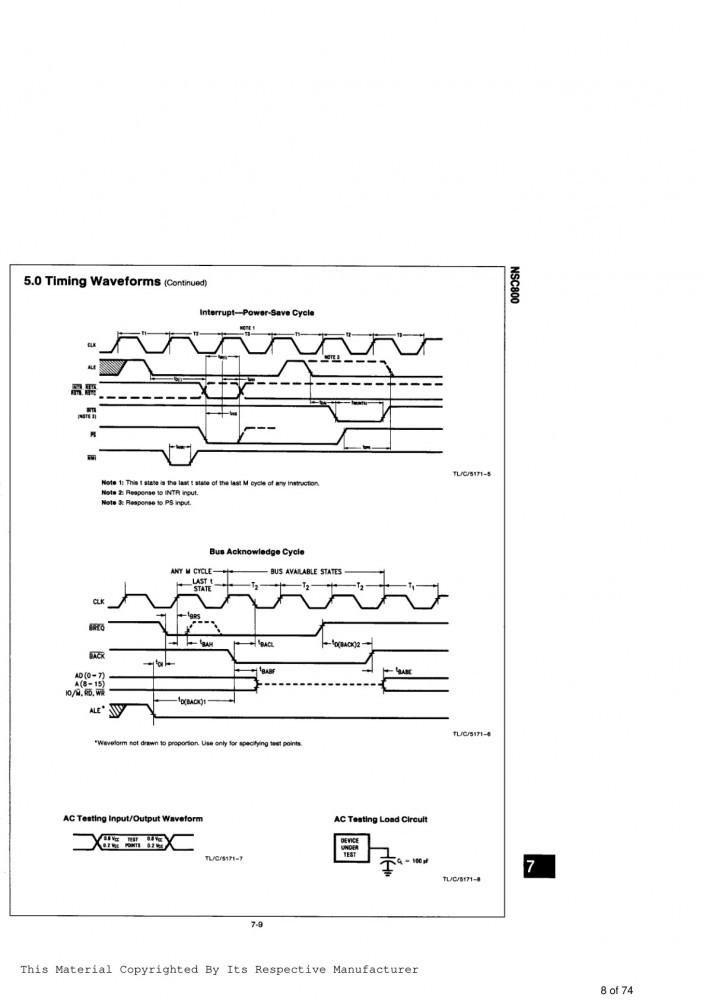 NSC800N-4I technical document page 9