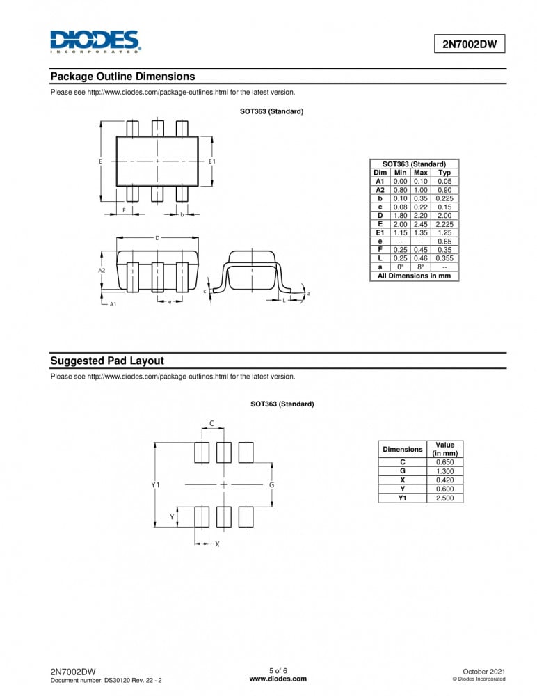 2N7002DW-7-F datasheet page 5