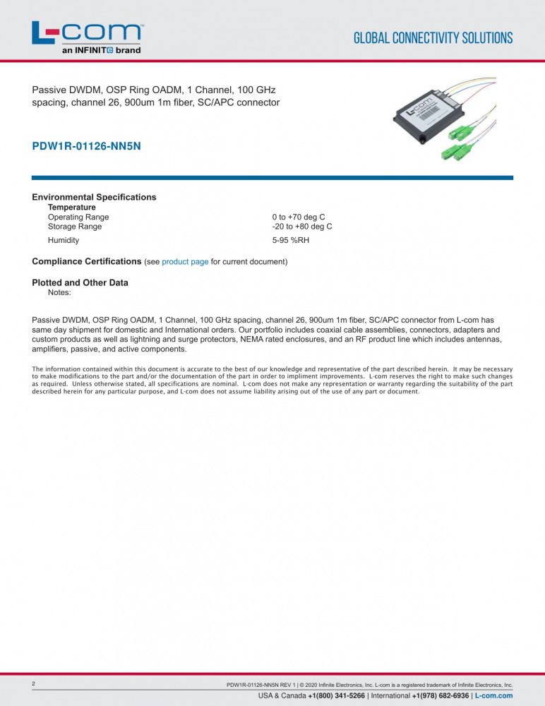PDW1R-01126-NN5N datasheet page 2