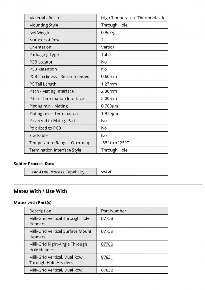 MOLEX 791081066 technical document page 3