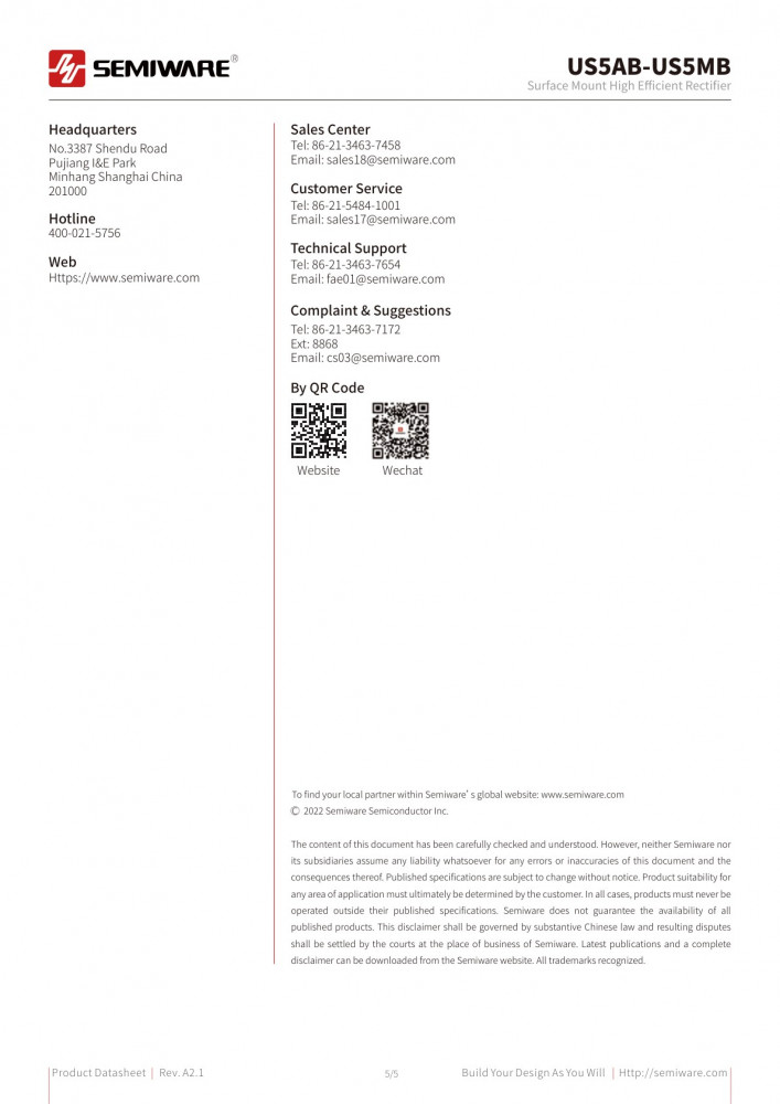 US5FB datasheet page 5