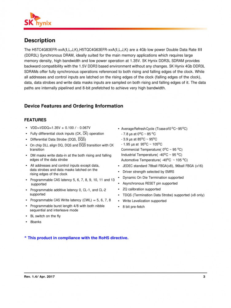 H5TC4G63EFR-RDA datasheet page 3