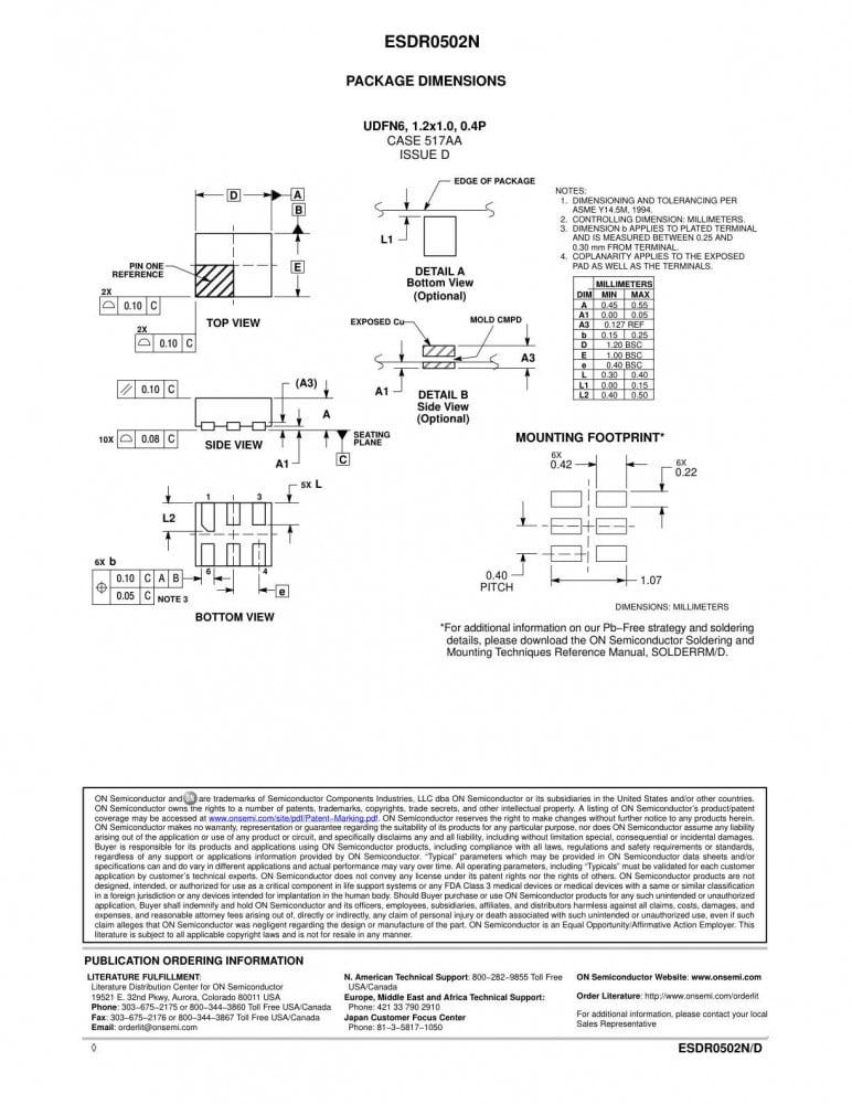 ESDR0502NMUTAG datasheet page 5