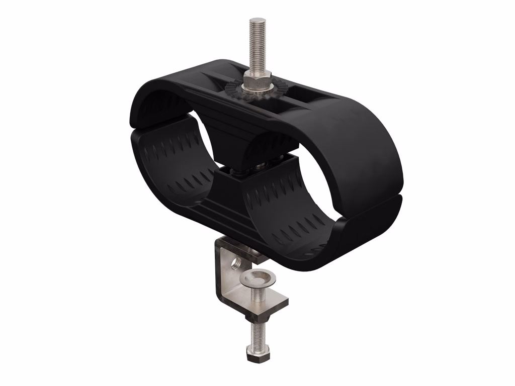 Dual Side, 1-Hole, Feeder Clamp for 2-1/4