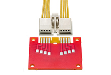 2.00mm Pitch EdgeLock Wire-to-Board Edge Card Connector, 1.60mm PCB Thickness, Nylon, Low-Halogen, UL94-V0, 4 Circuits, Natural for sale