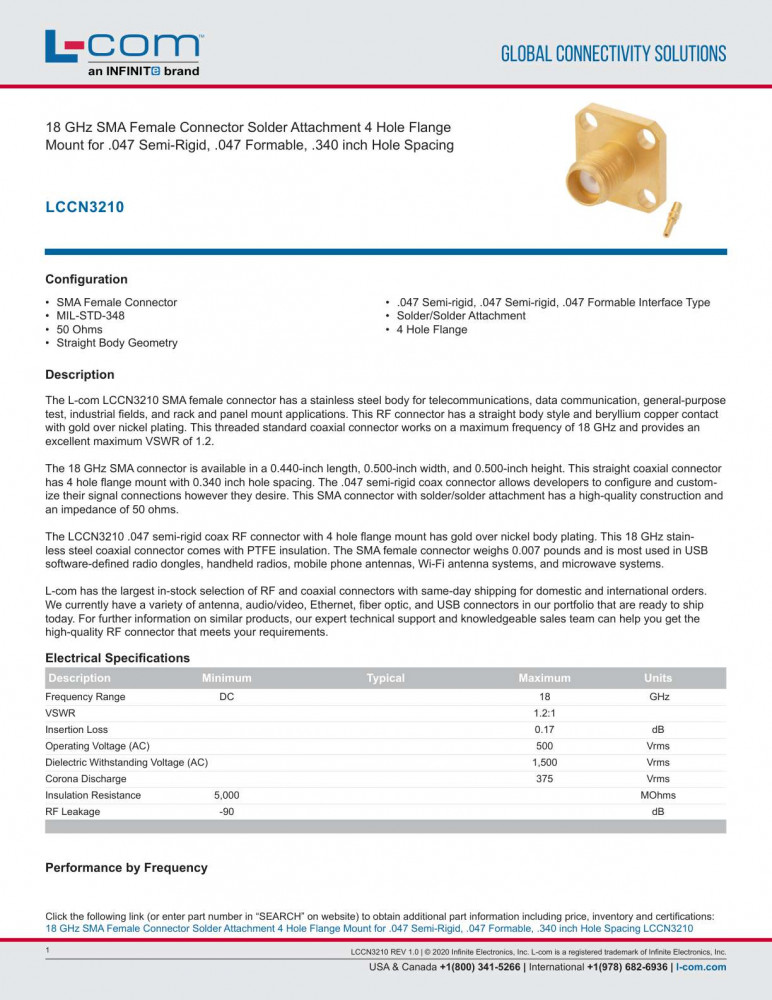 LCCN3210 technical document page 1