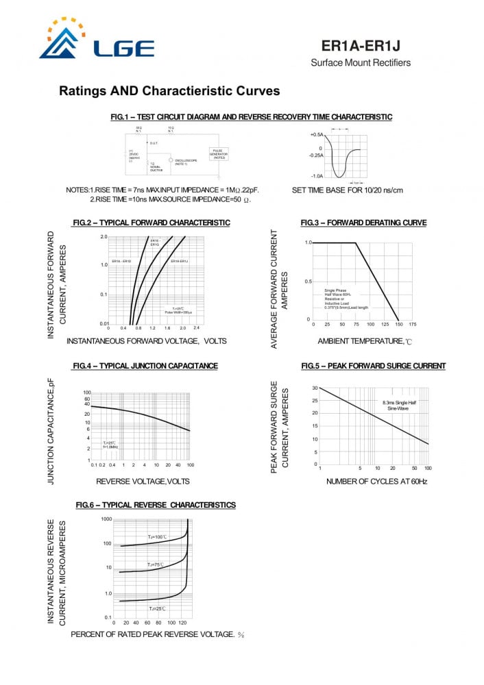 LGE ER1J datasheet page 2
