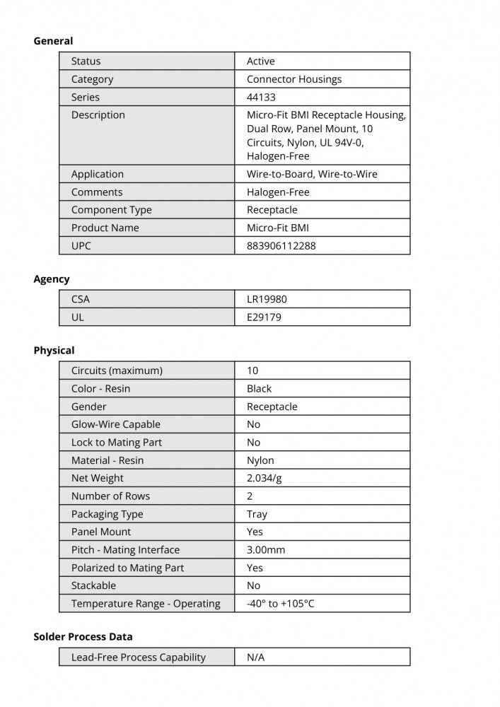 MOLEX 441331008 technical document image 2