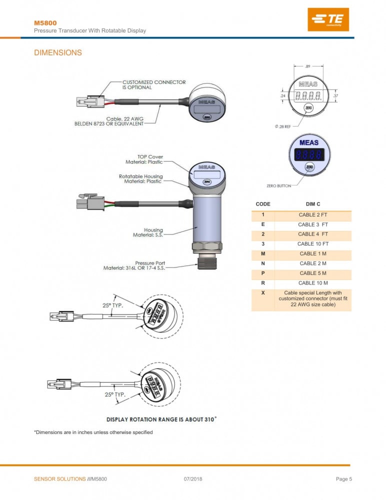 M5800 datasheet page 5