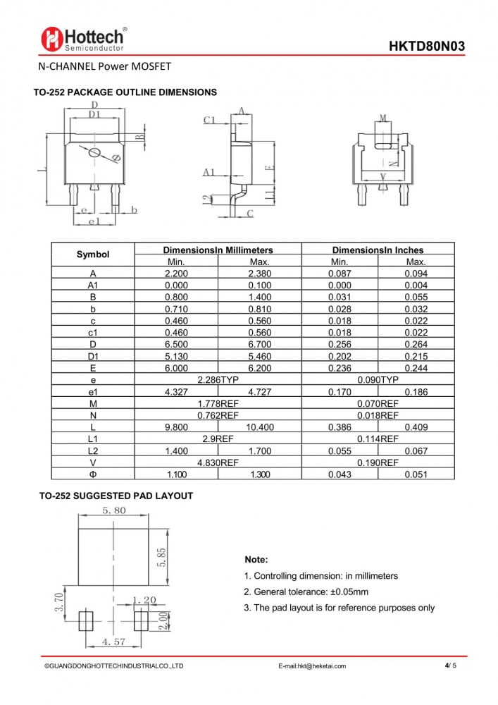 HKTD80N03 datasheet page 4
