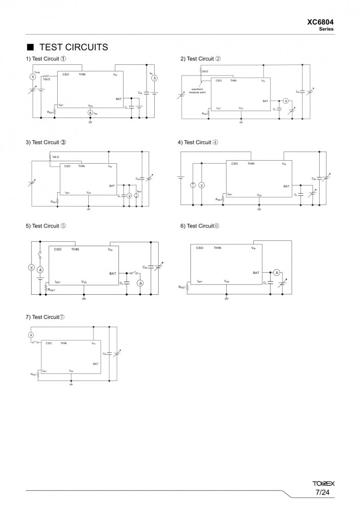 XC6804 technical document page 7