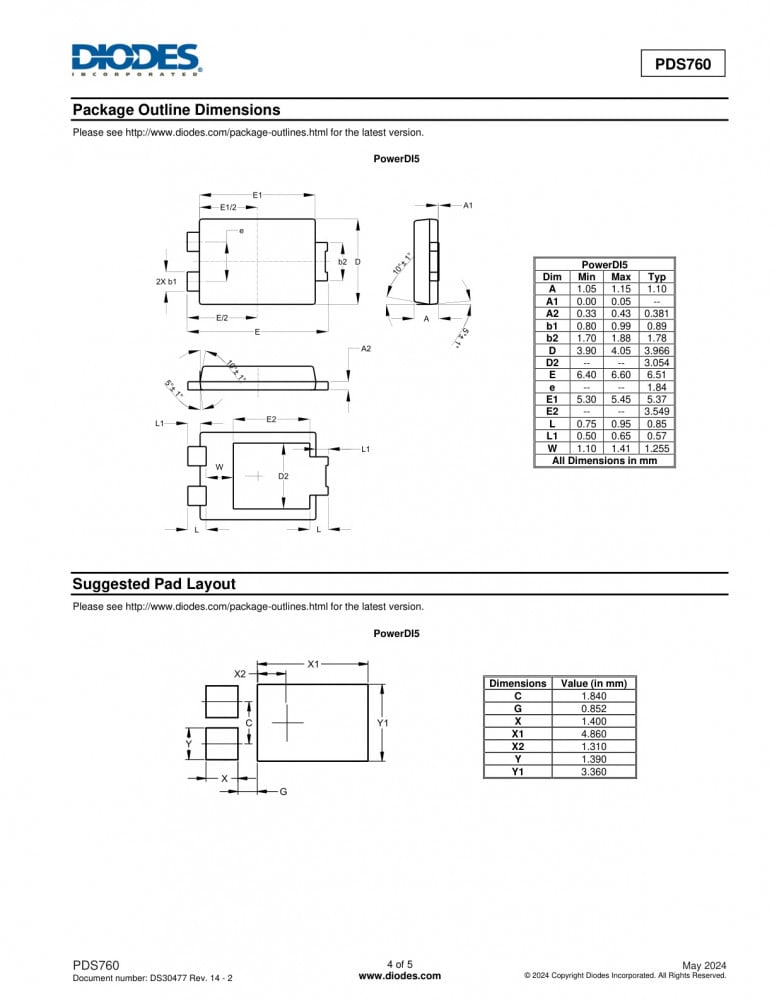 PDS760-13 datasheet page 4