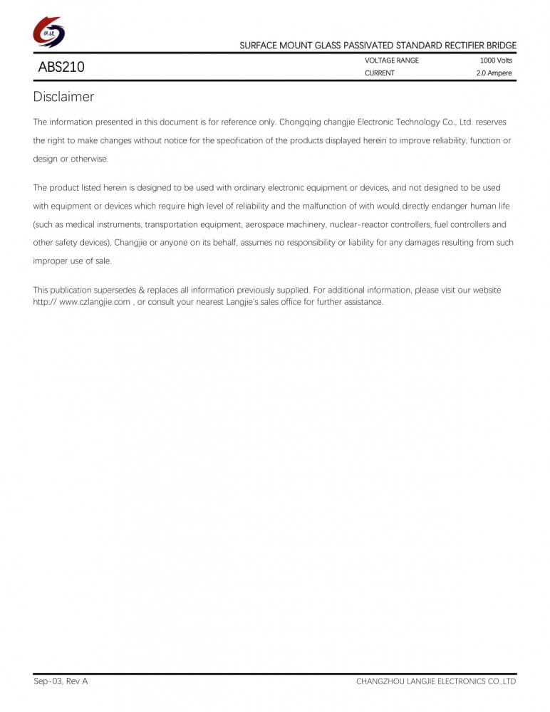 ABS210 datasheet page 6