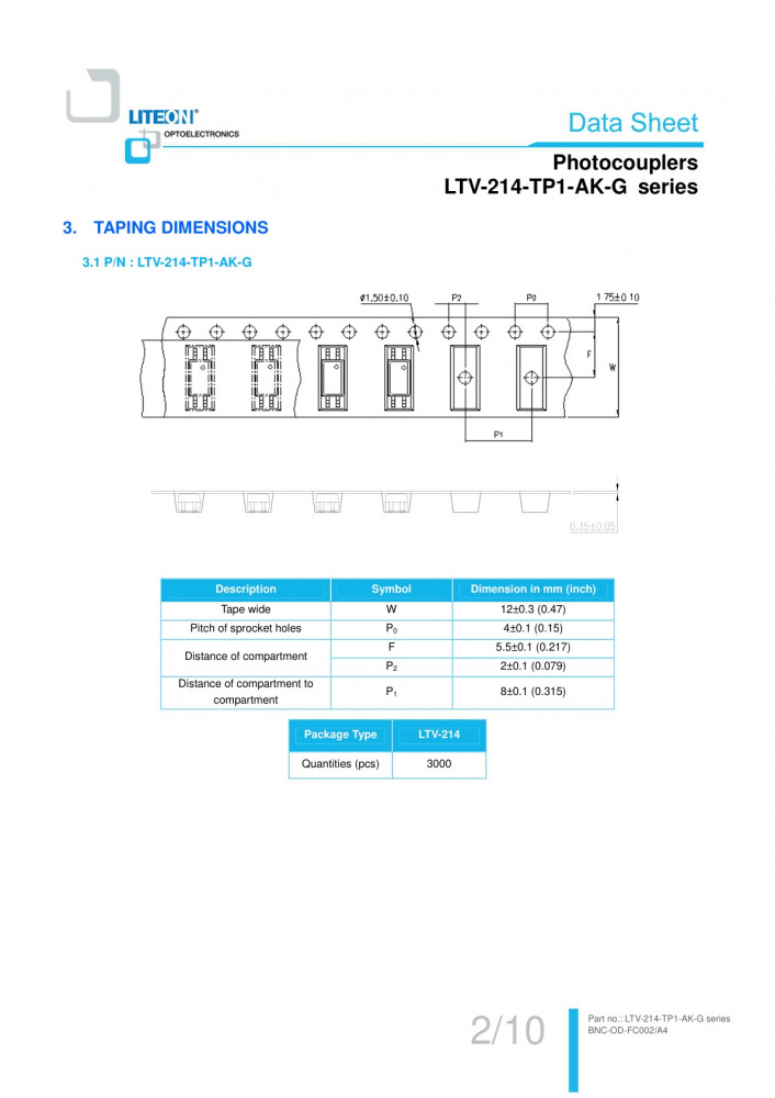 LTV-214-TP1-AK-G datasheet page 2