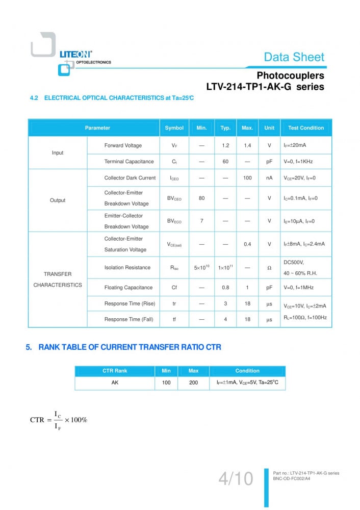 LTV-214-TP1-AK-G datasheet page 4