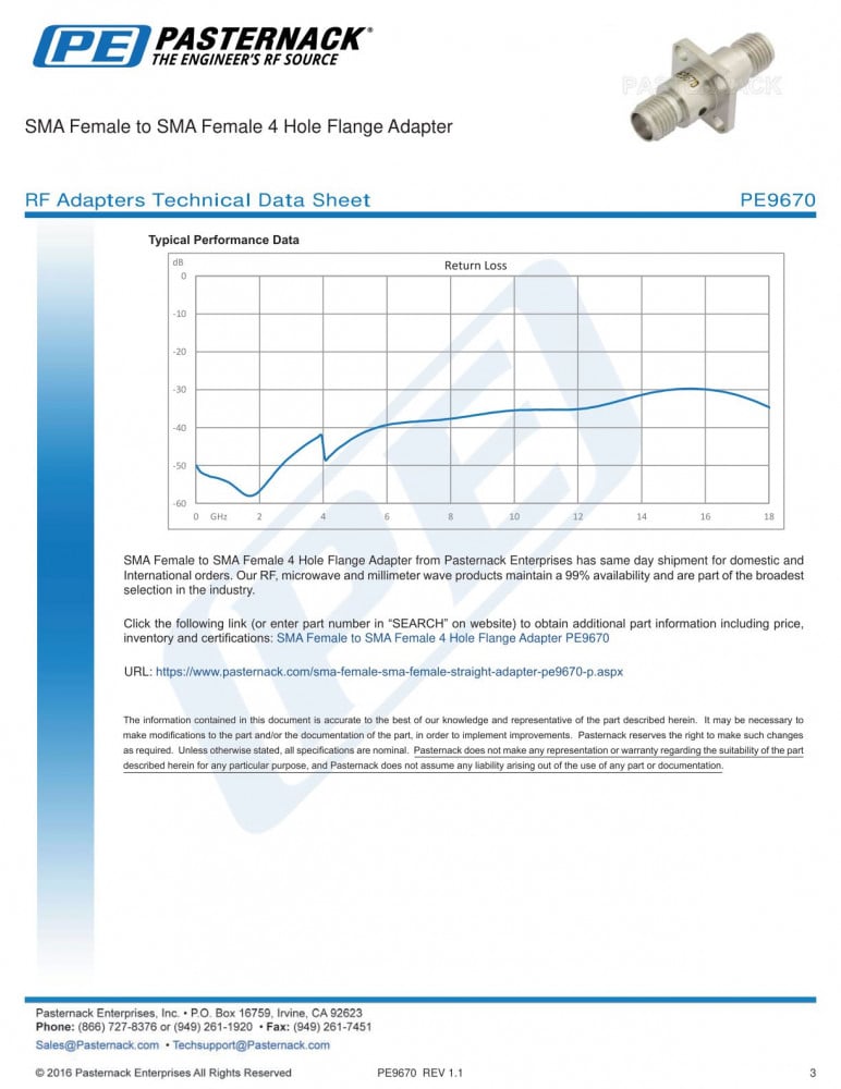 PE9670 technical document page 3