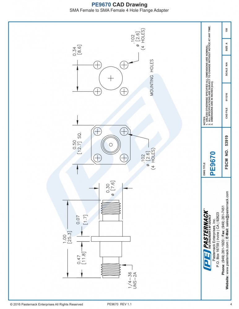 PE9670 technical document page 4