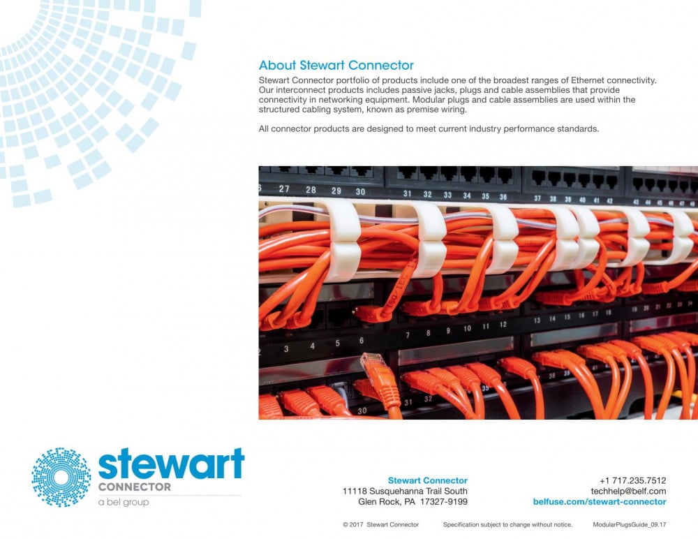 Stewart Connector modular plugs selection guide page 6