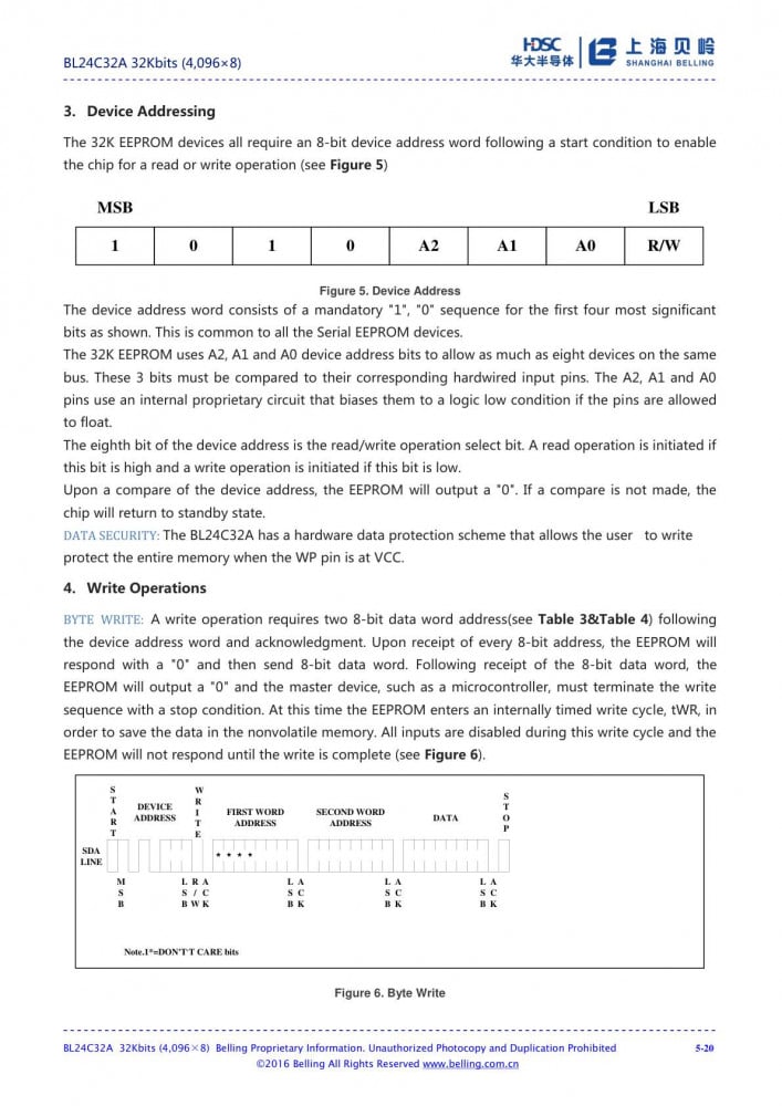 BL24C32A datasheet page 5