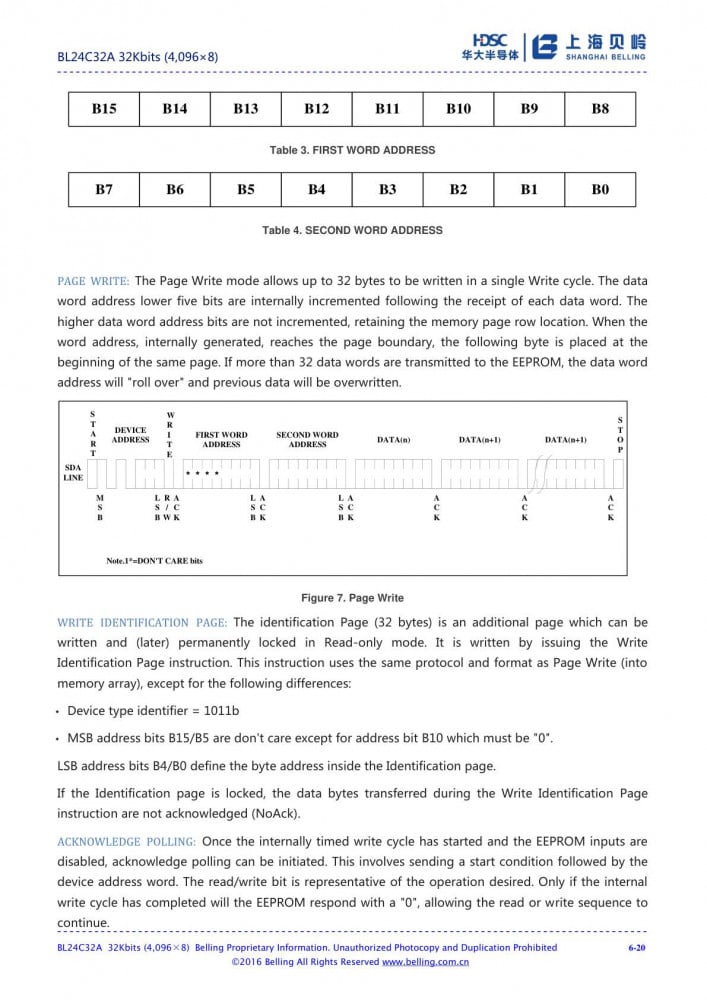 BL24C32A datasheet page 6