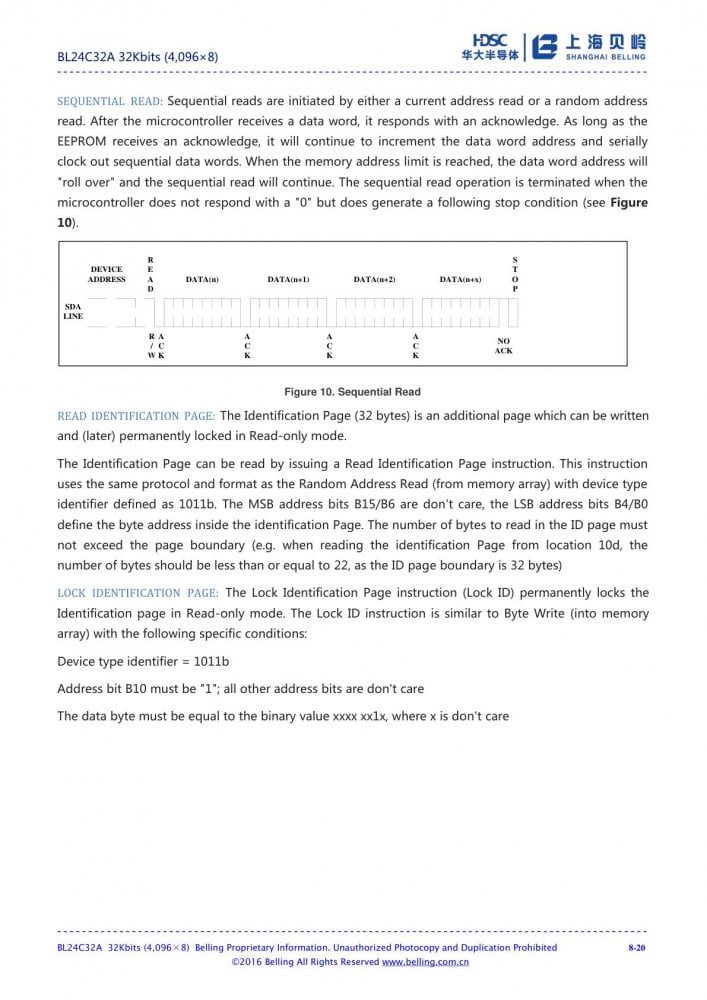 BL24C32A datasheet page 8