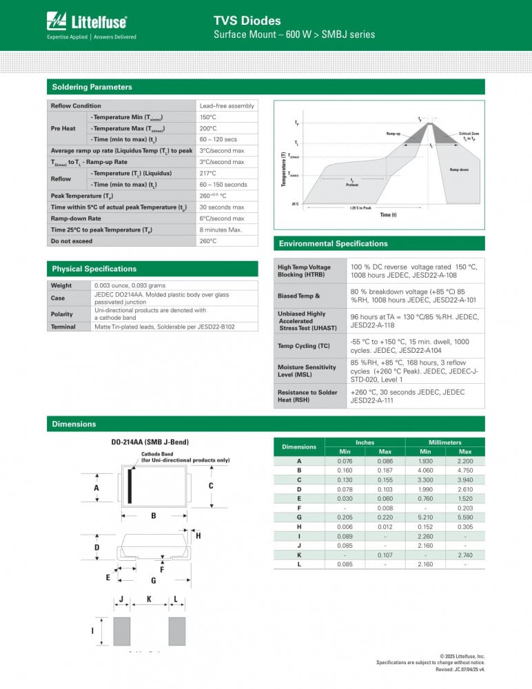 Littelfuse SMBJ24A datasheet page 5
