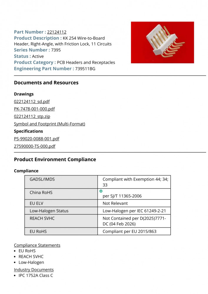 22124112 product document preview, page 1