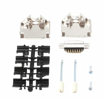 MH CONNECTORS MHED-MD15T-K D-Sub Backshell Hood