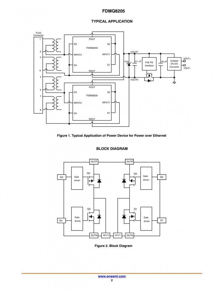 FDMQ8205 datasheet page 2