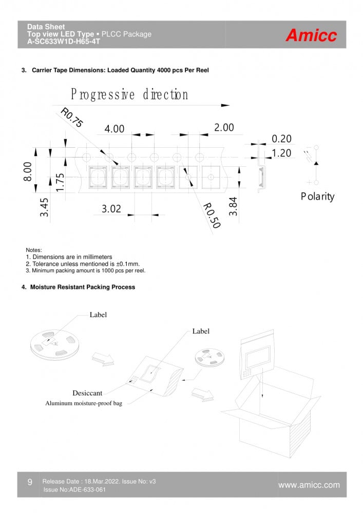 A-SC633W1D-H65-4T datasheet page 9