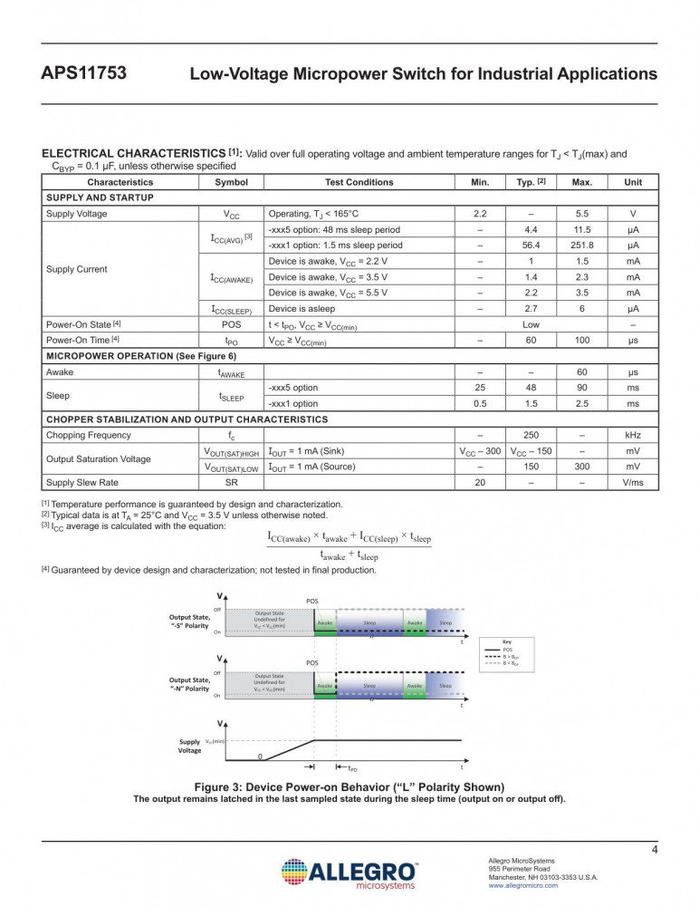 APS11753 datasheet page 4