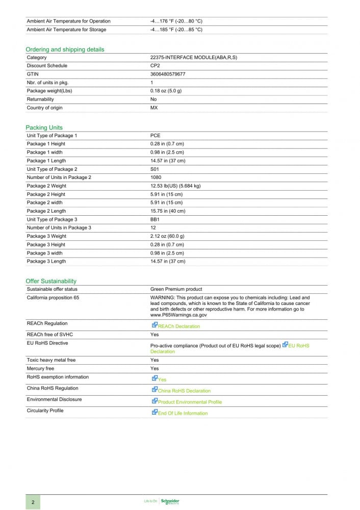 SSL1D101JD technical document page 2